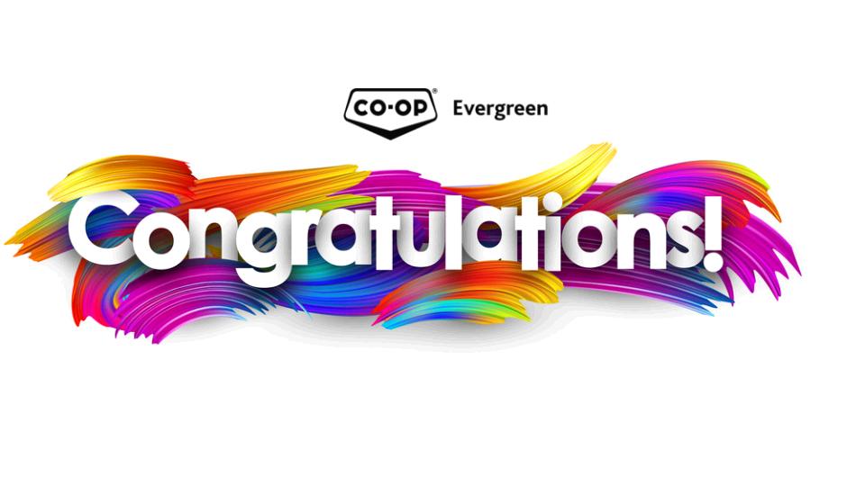 Congratulations to members from our Board! | Evergreen Co-op