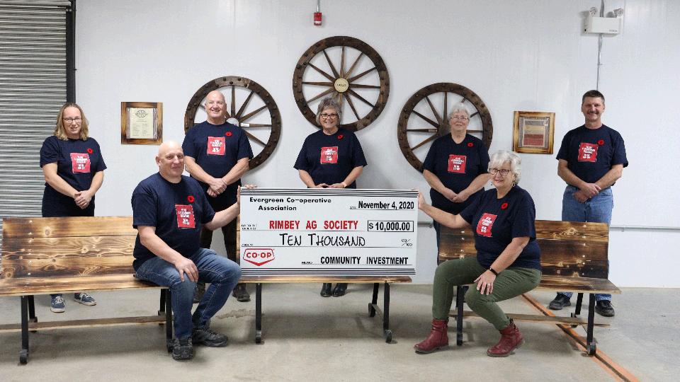 Donation to the Rimbey Ag Society | Evergreen Co-op